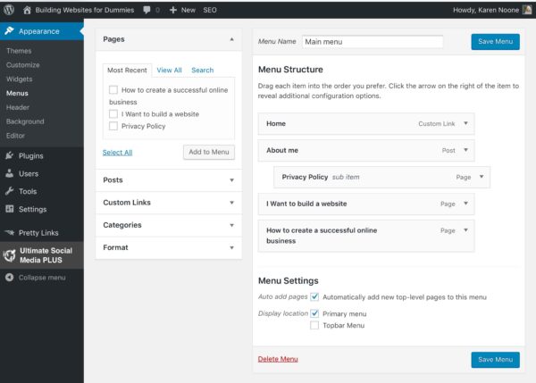 Creating, Blogging website - The First 3 Steps | Building Websites for ...